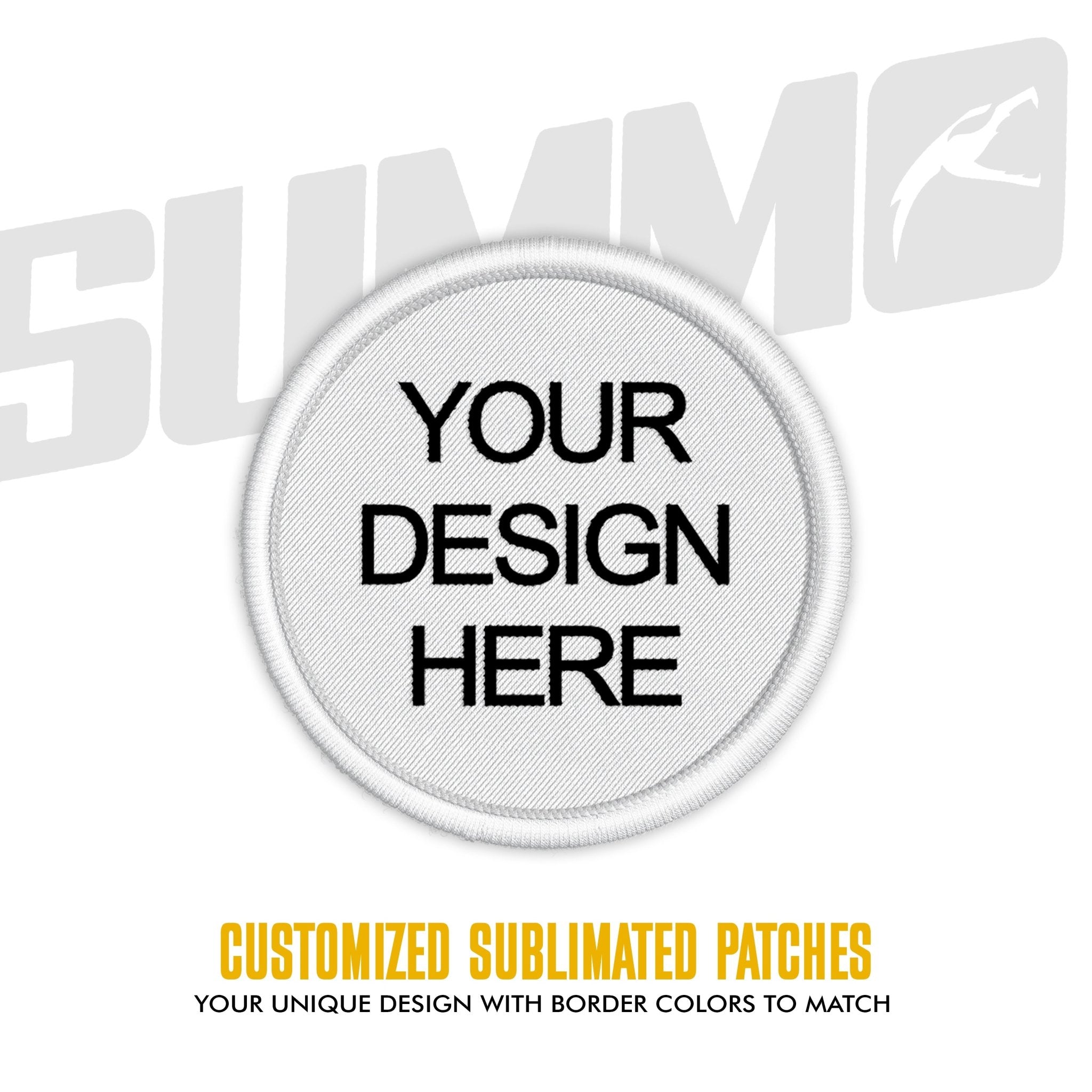 Build Your Own Custom Sublimated Patches — Circle – Summo Sports
