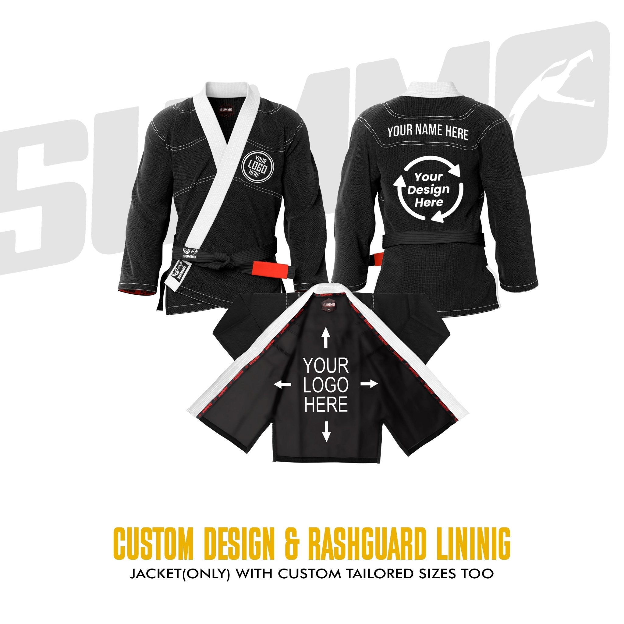 Build Your Own - Premium BJJ GI (Jacket Only) – Summo Sports