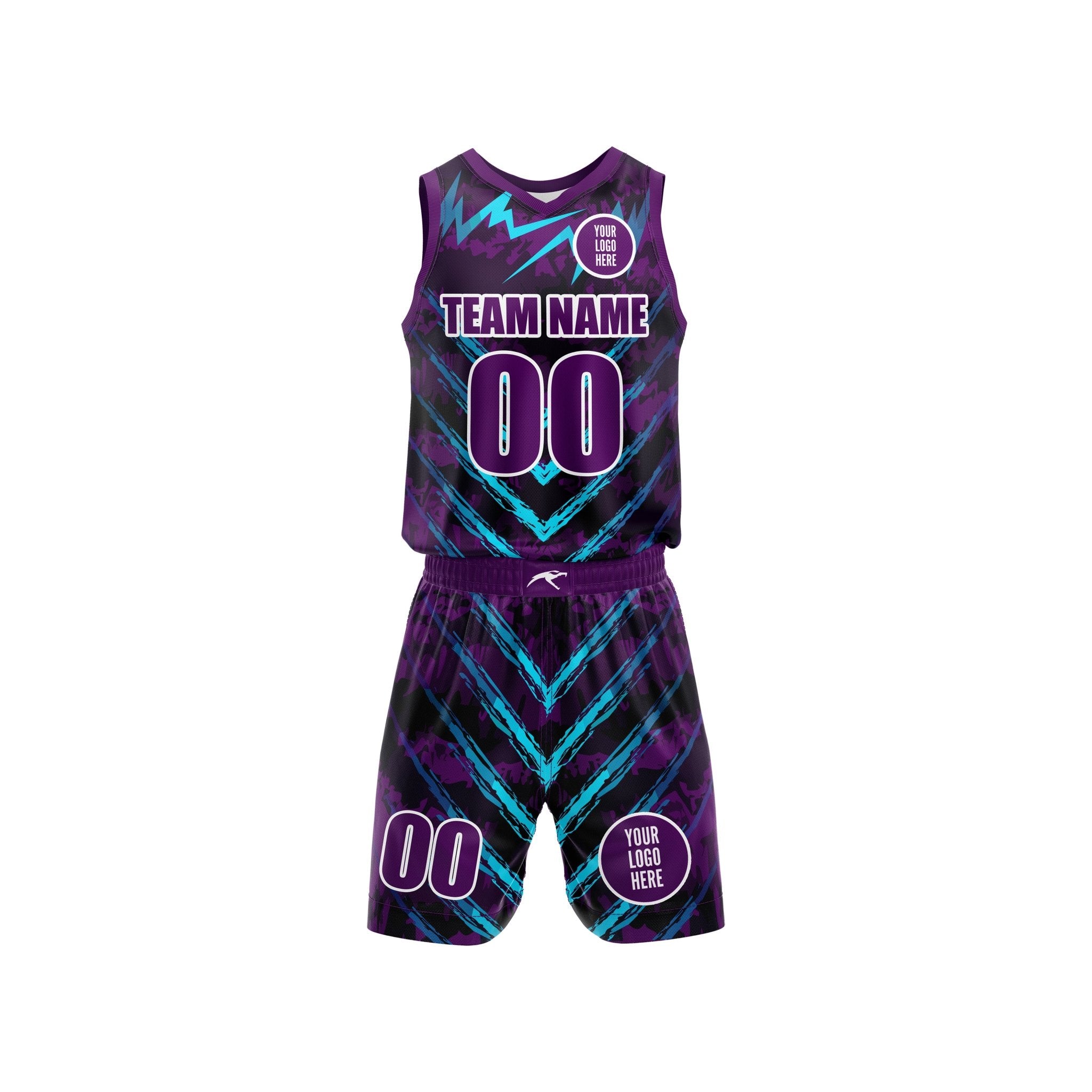 Violet Surge Custom Basketball Uniform – Summo Sports
