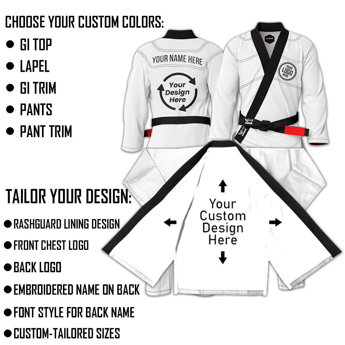 Build Your Own - Premium BJJ GI – Summo Sports