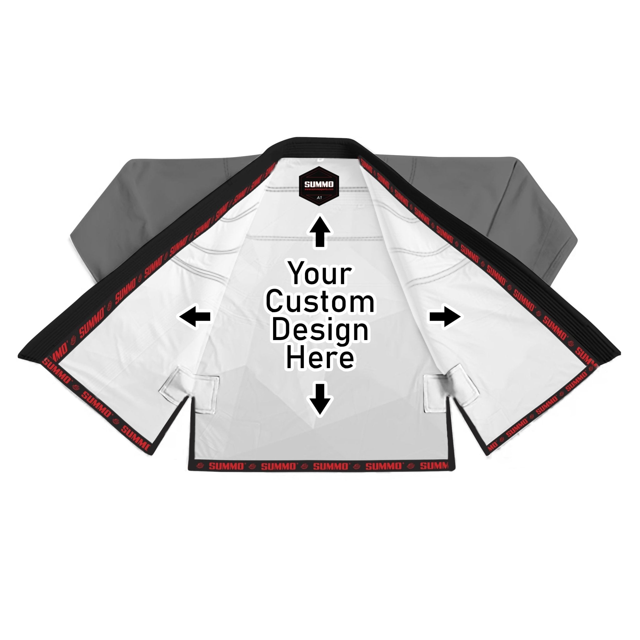 Exclusive Custom Rash Guard lining With Your Logo/Name BJJ GI – Summo ...
